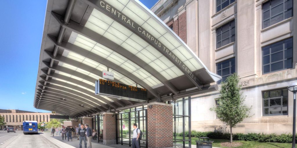 University of Michigan Central Campus Transit Center - HUBBELL, ROTH ...